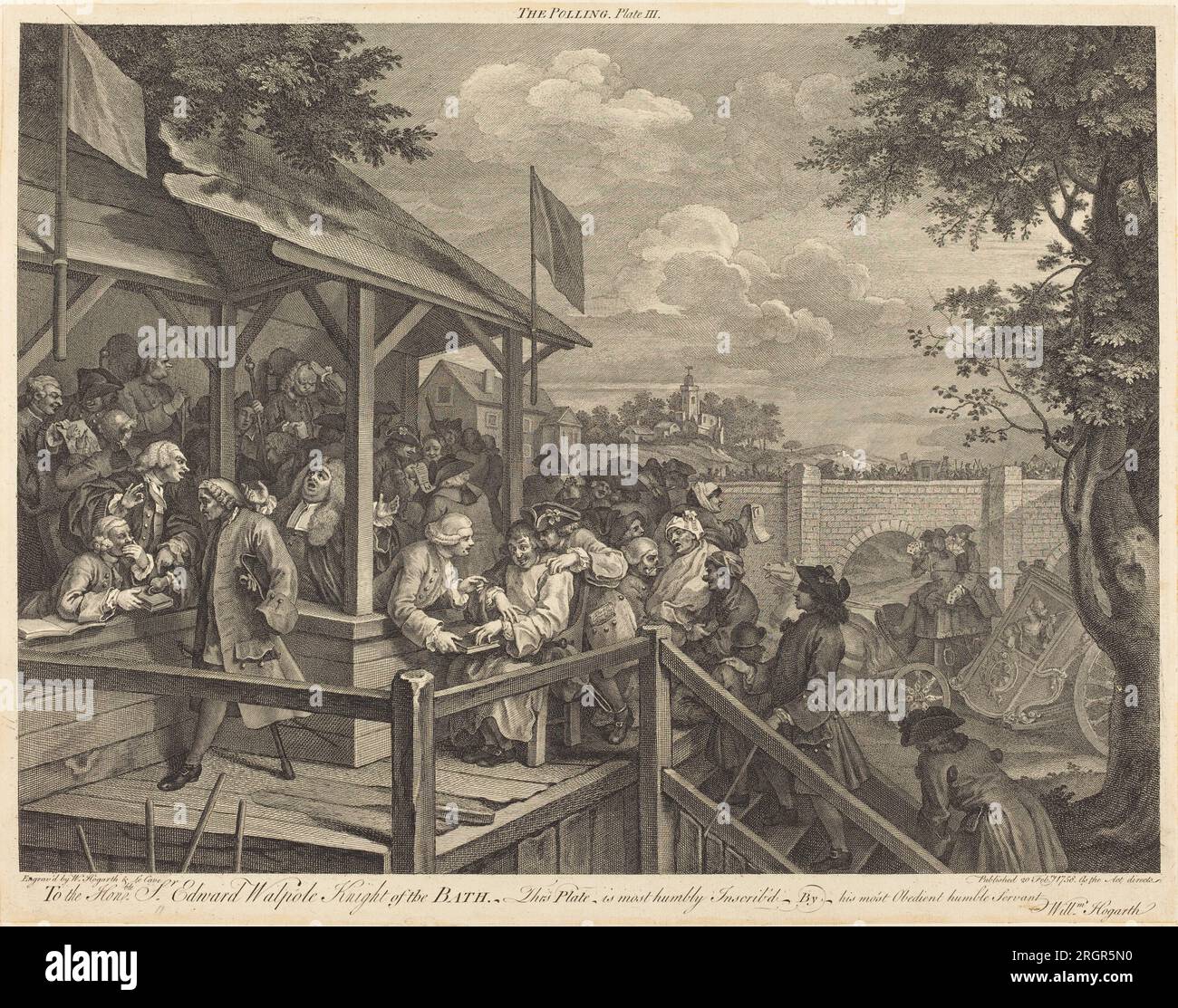 Hogarth the polling hi-res stock photography and images - Alamy