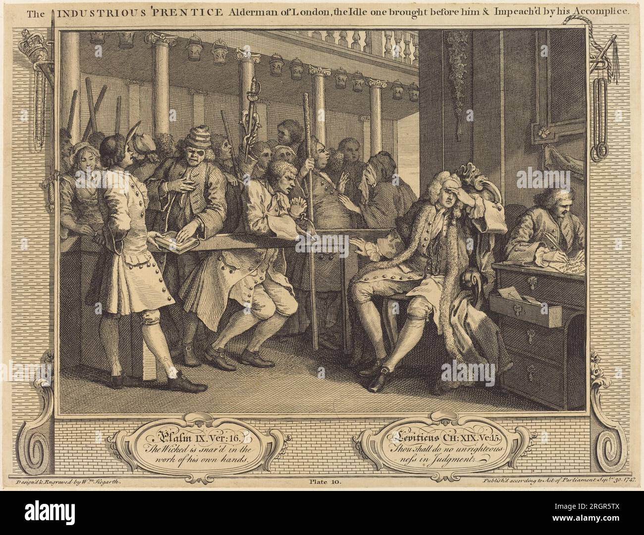 The Industrious 'Prentice Alderman of London,the Idle one brought ...