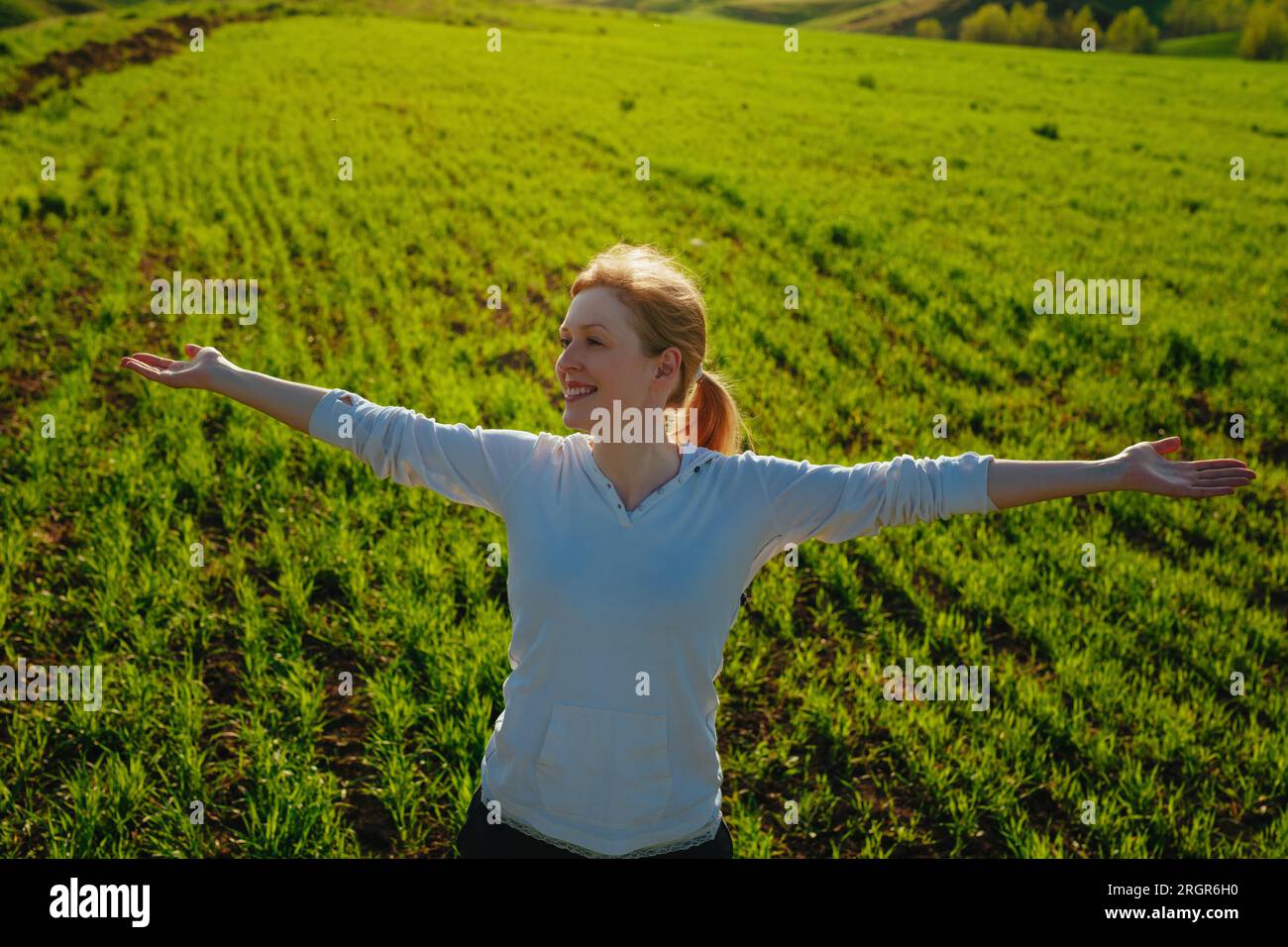Happy landscape hi-res stock photography and images - Alamy