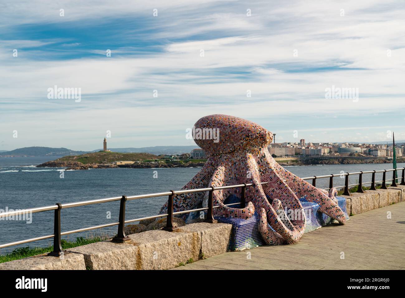 Octopus statue coruna hi-res stock photography and images - Alamy