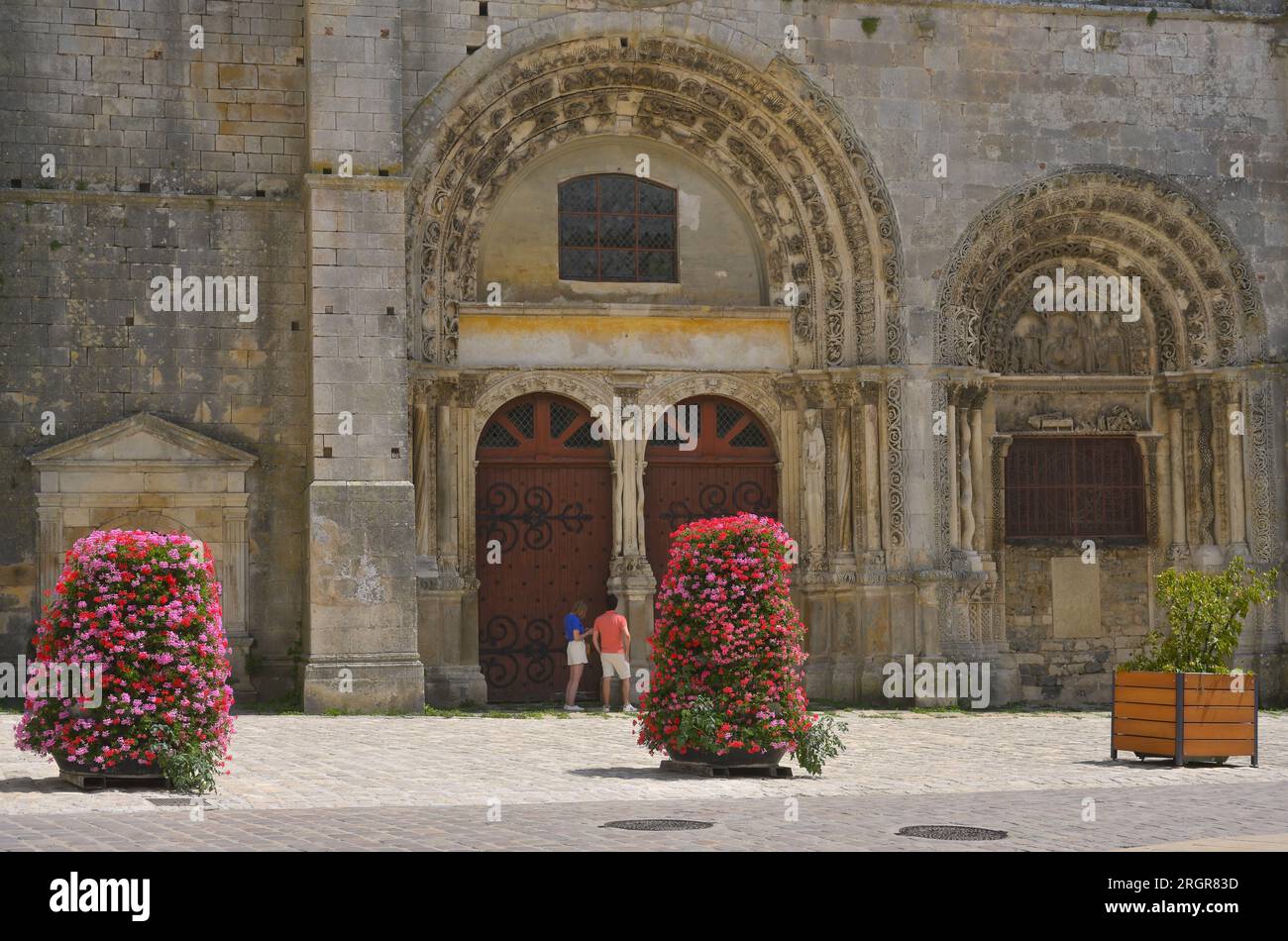 The medieval town of Avallon, FR Stock Photo - Alamy