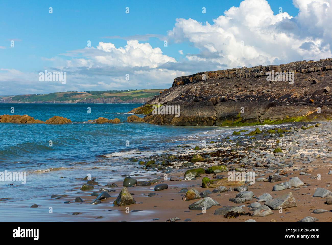 Traeth y dolau beach new quay hi-res stock photography and images - Alamy