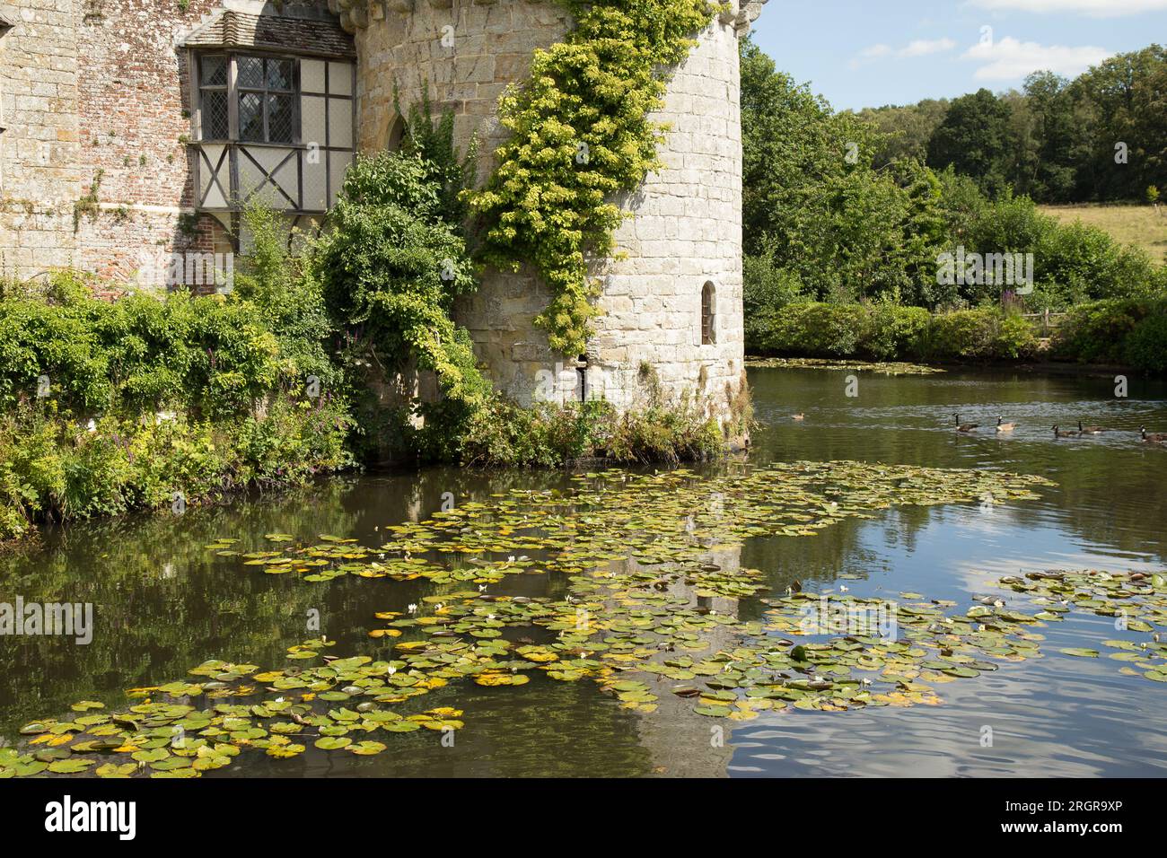 Scotney Castle House and gardens Stock Photo - Alamy