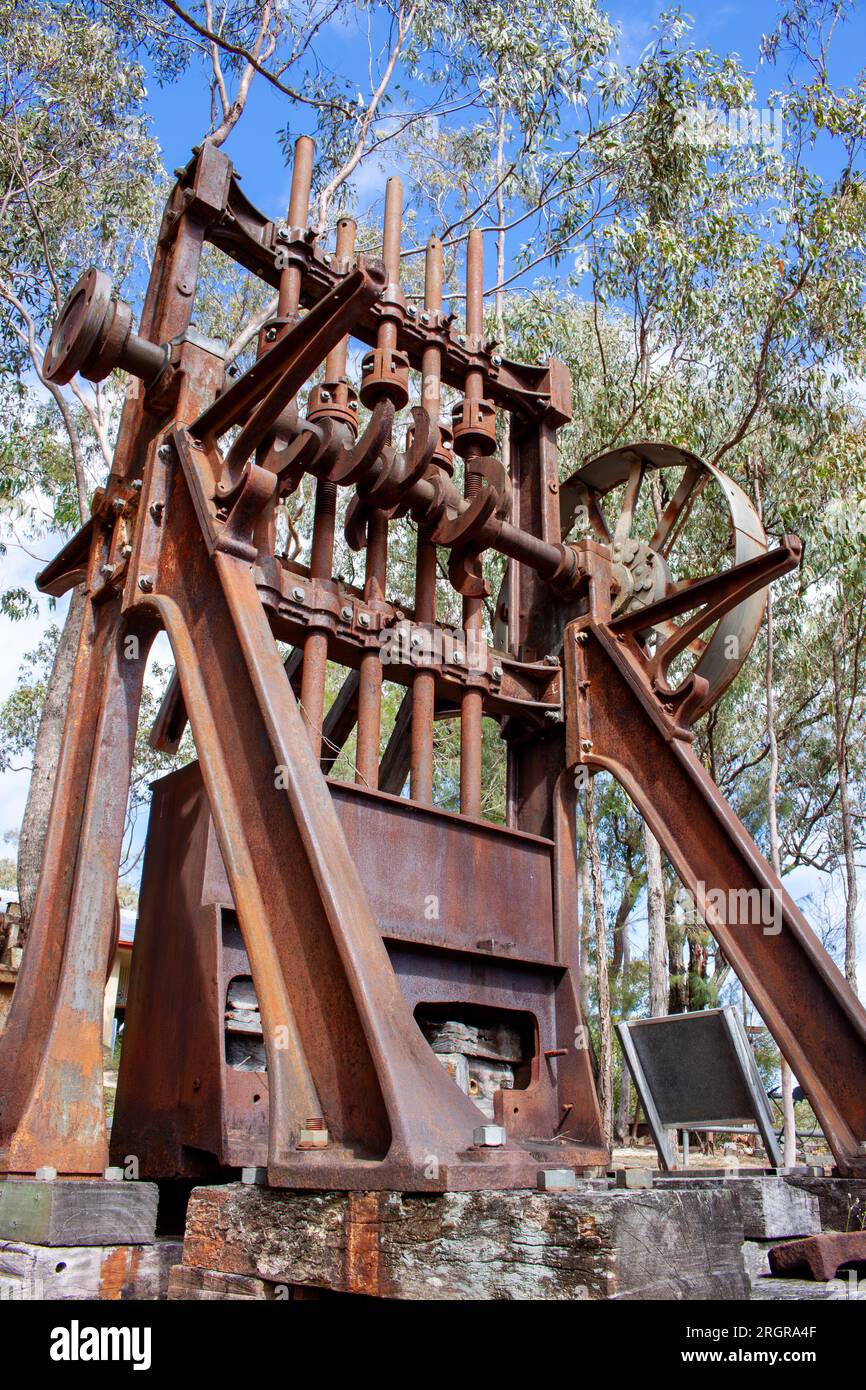 Five Head Stamp Battery, Tin ore processing, 19th century, Herberton ...