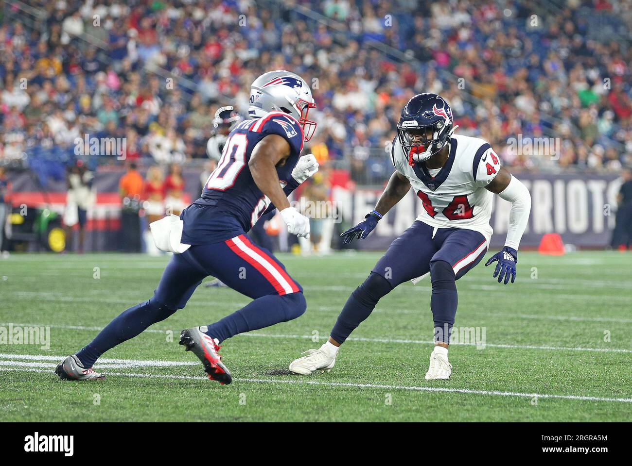 August 10, 2023; Foxborough, MA, USA; Houston Texans cornerback Darius ...