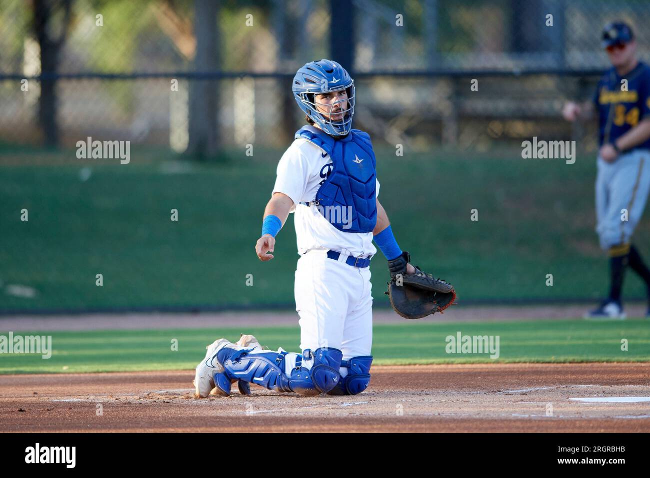 ACL Dodgers catcher Victor Rodrigues (23) during an Arizona Complex ...