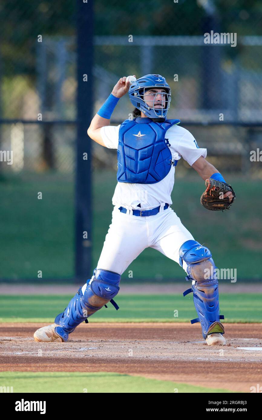 ACL Dodgers catcher Victor Rodrigues (23) during an Arizona Complex ...