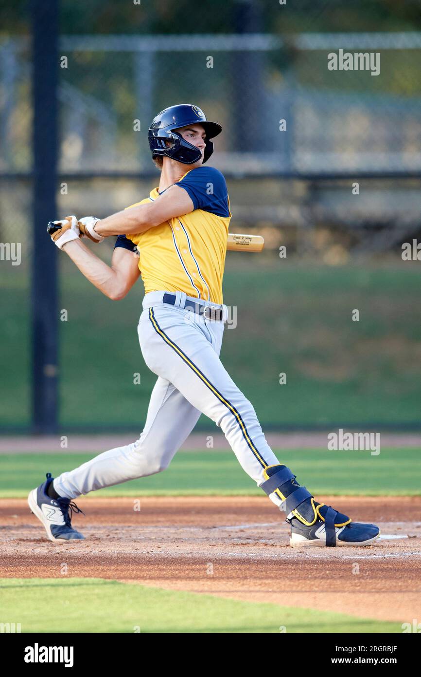 Reece Walling (31) of the ACL Brewers at bat during an Arizona Complex ...