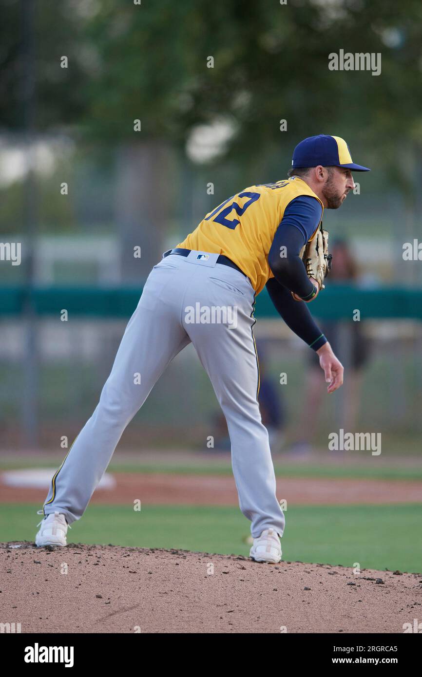 ACL Brewers pitcher Bennett Sousa (12) delivers a pitch during an ...