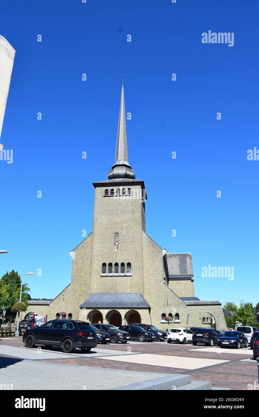 Church Sankt Vitus in St. Vith Stock Photo - Alamy