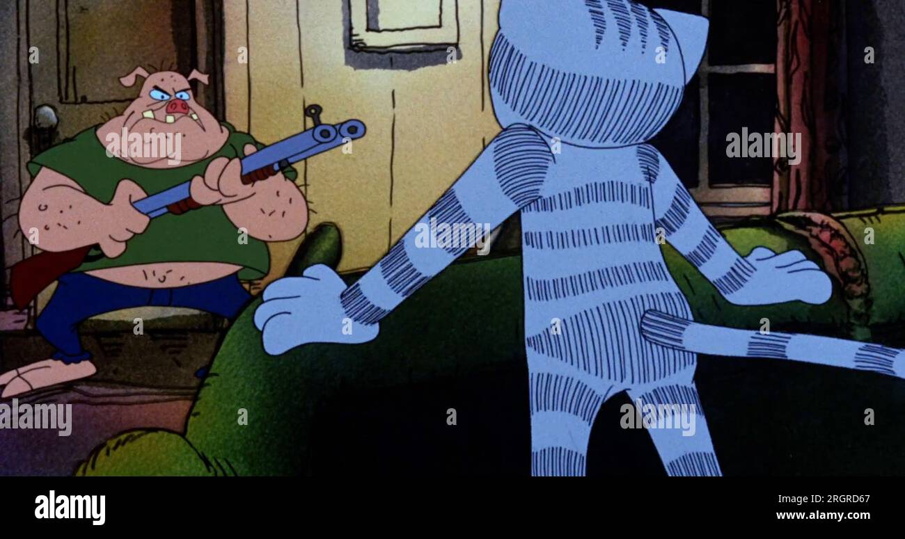 Los Angeles.CA.USA. Fritz the Cat (voiced by Skip Hinnant ) in (C ...