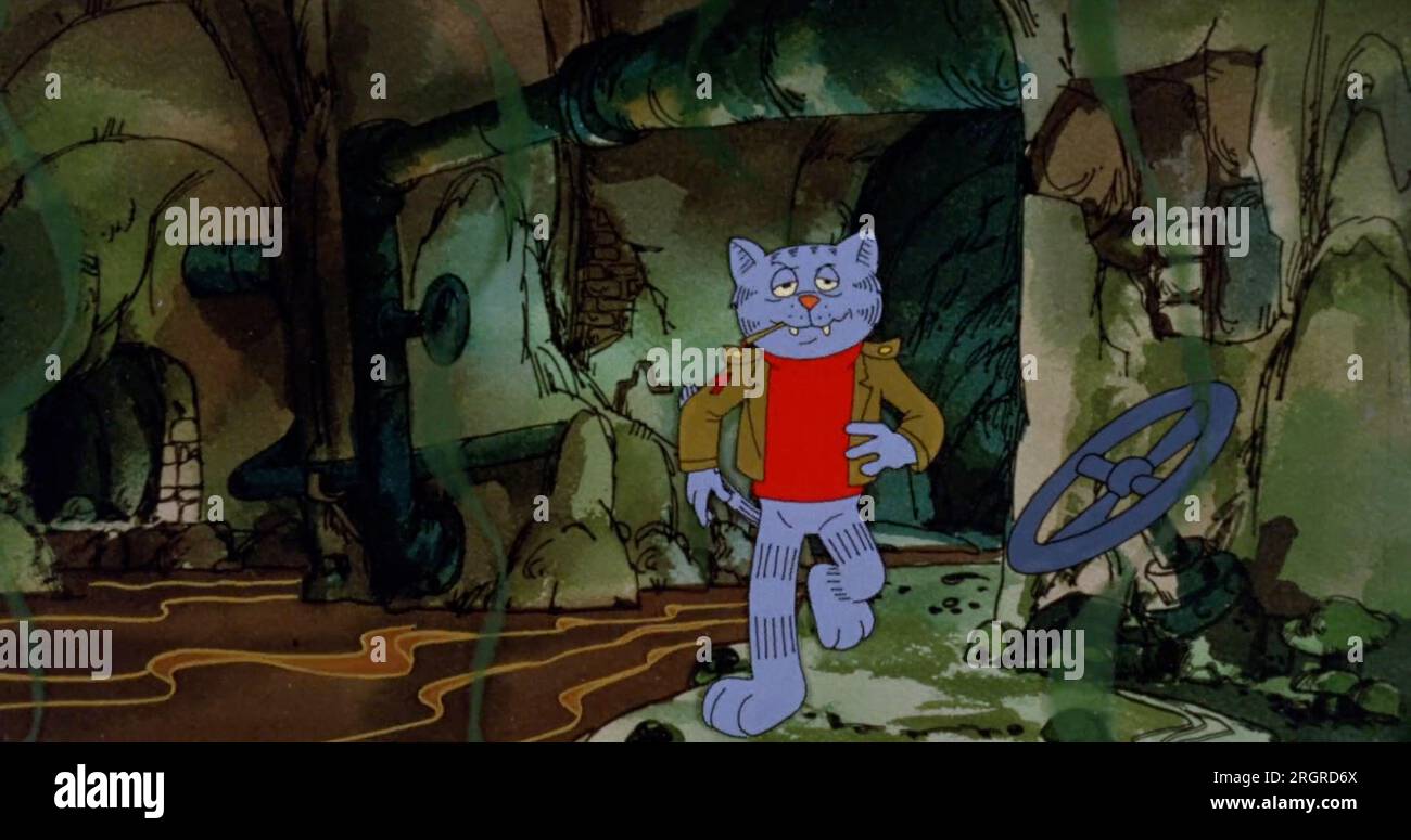 Los Angeles.CA.USA. Fritz the Cat (voiced by Skip Hinnant ) in (C ...