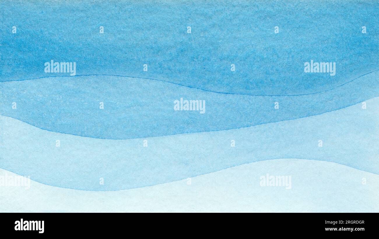 Abstract art background navy blue colors. Watercolor painting on canvas ...