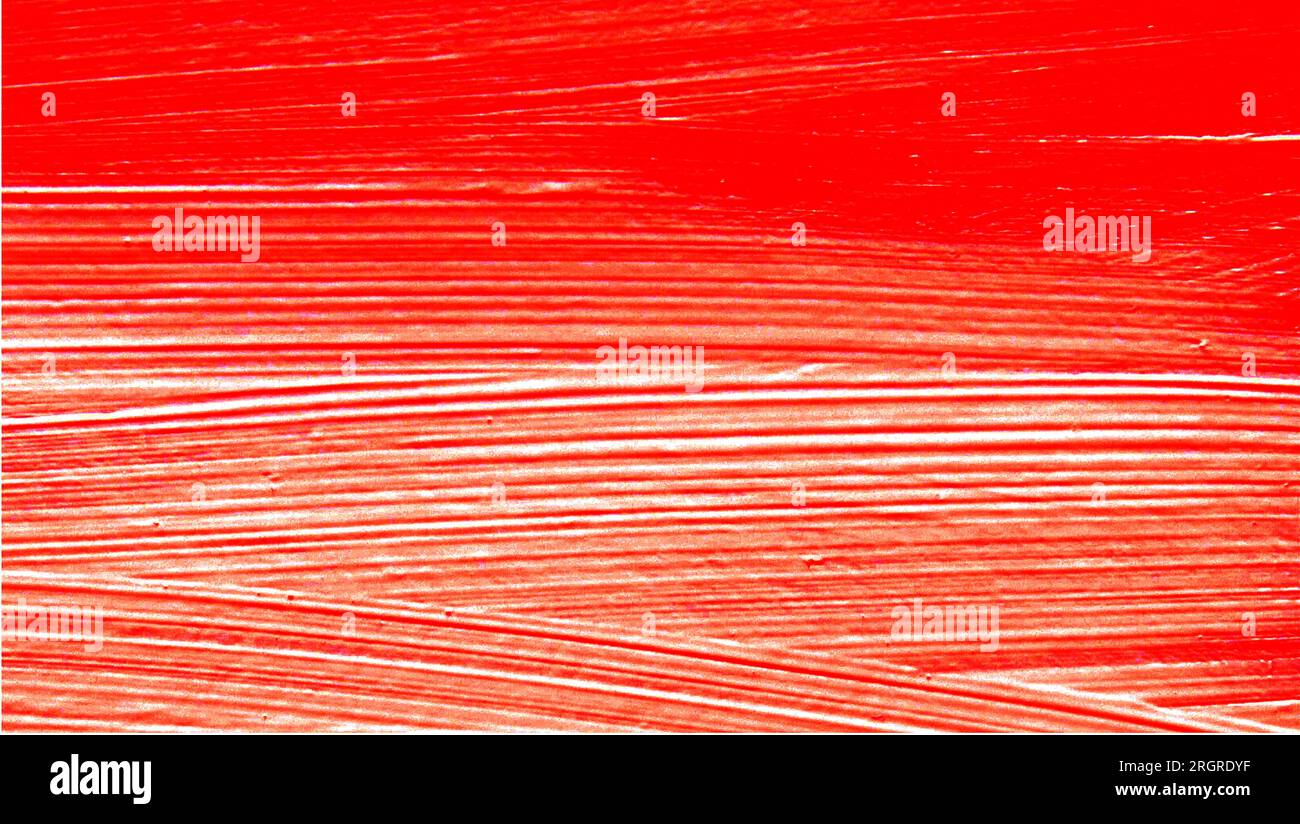 Abstract oil background bright red color. Watercolor painting on canvas ...