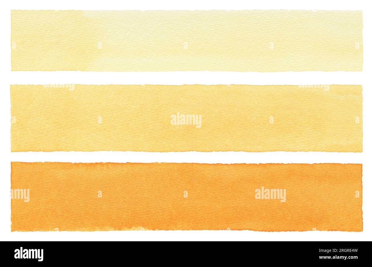 Orange striped abstract background, watercolor line on the white ...