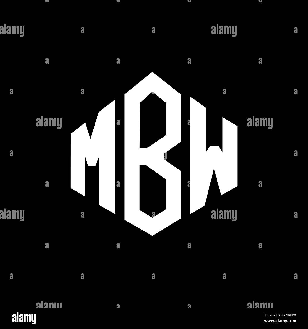Mbw hexagon logo hi-res stock photography and images - Alamy