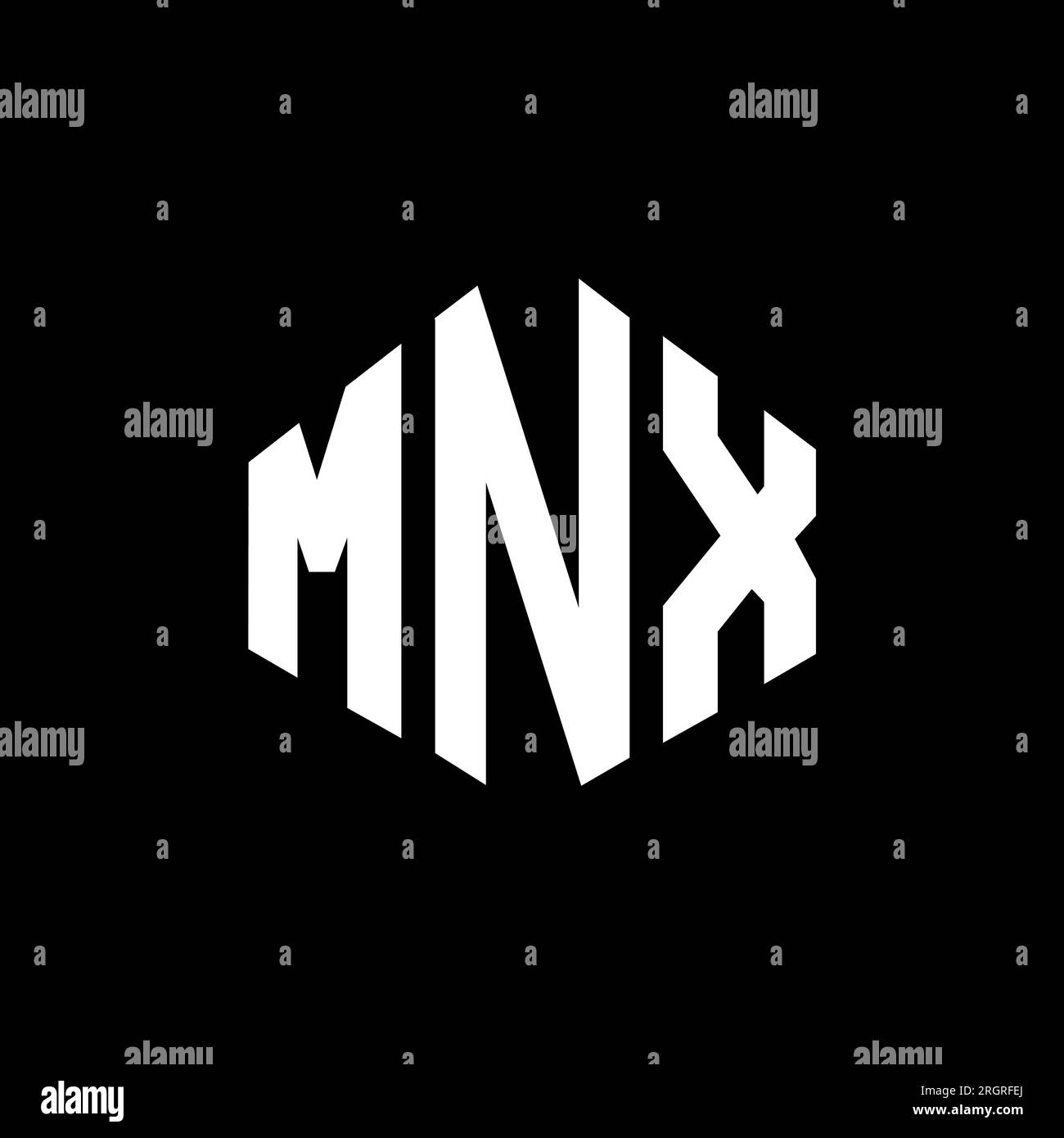 Mnx letter logo hi-res stock photography and images - Alamy