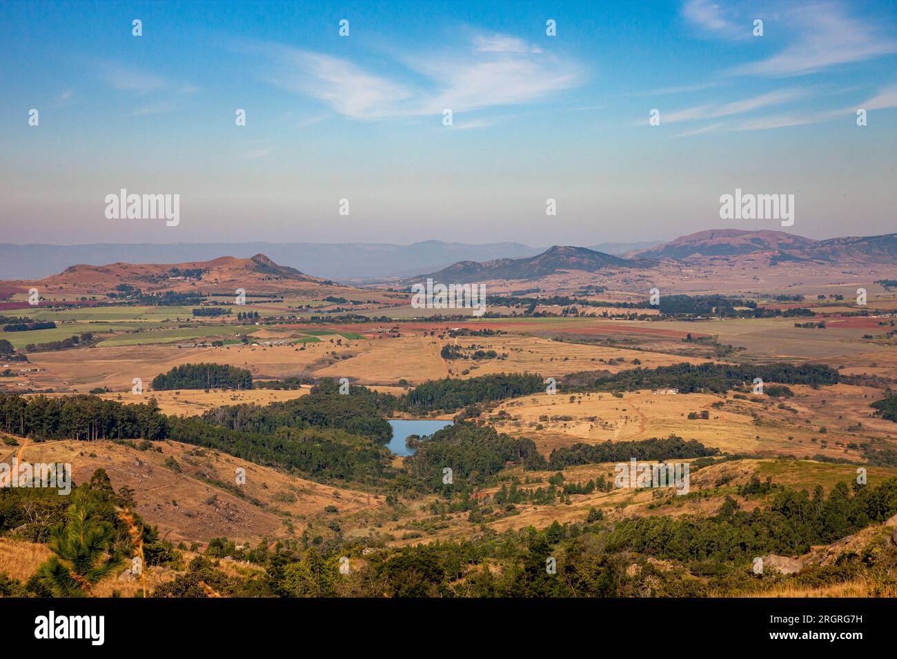 View of Ezulwini valley in eSwatini (Swaziland Stock Photo - Alamy