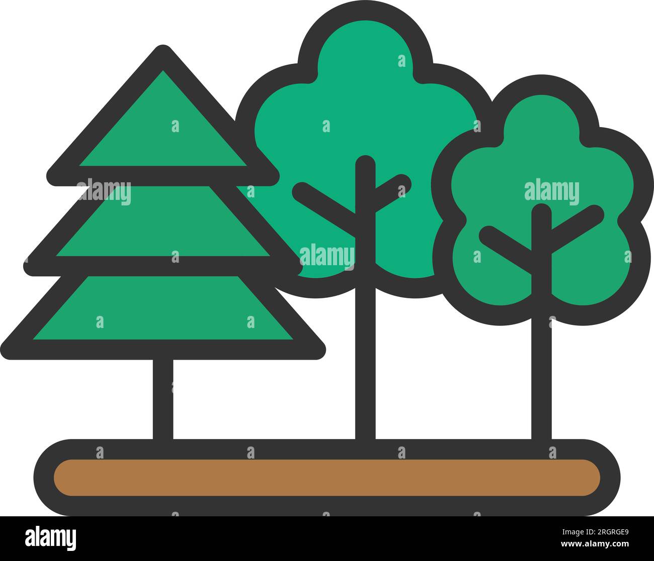 Forest canopy biodiversity Stock Vector Images - Alamy