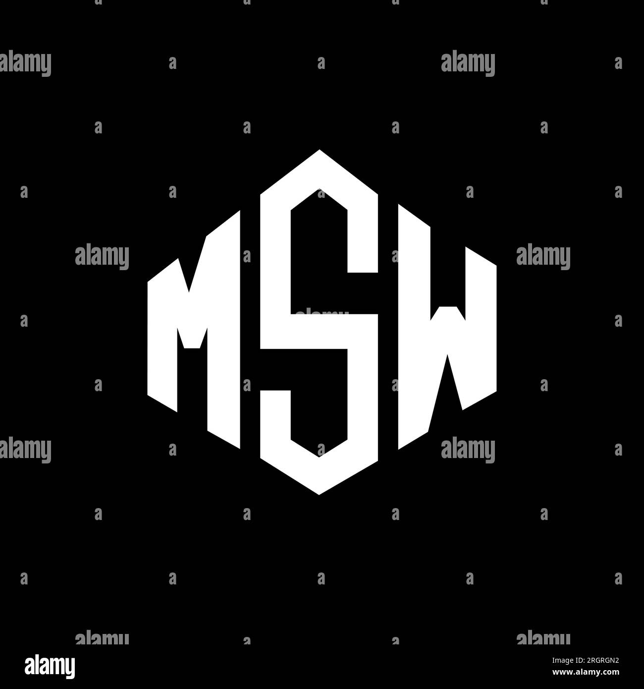 Msw logo design hi-res stock photography and images - Alamy
