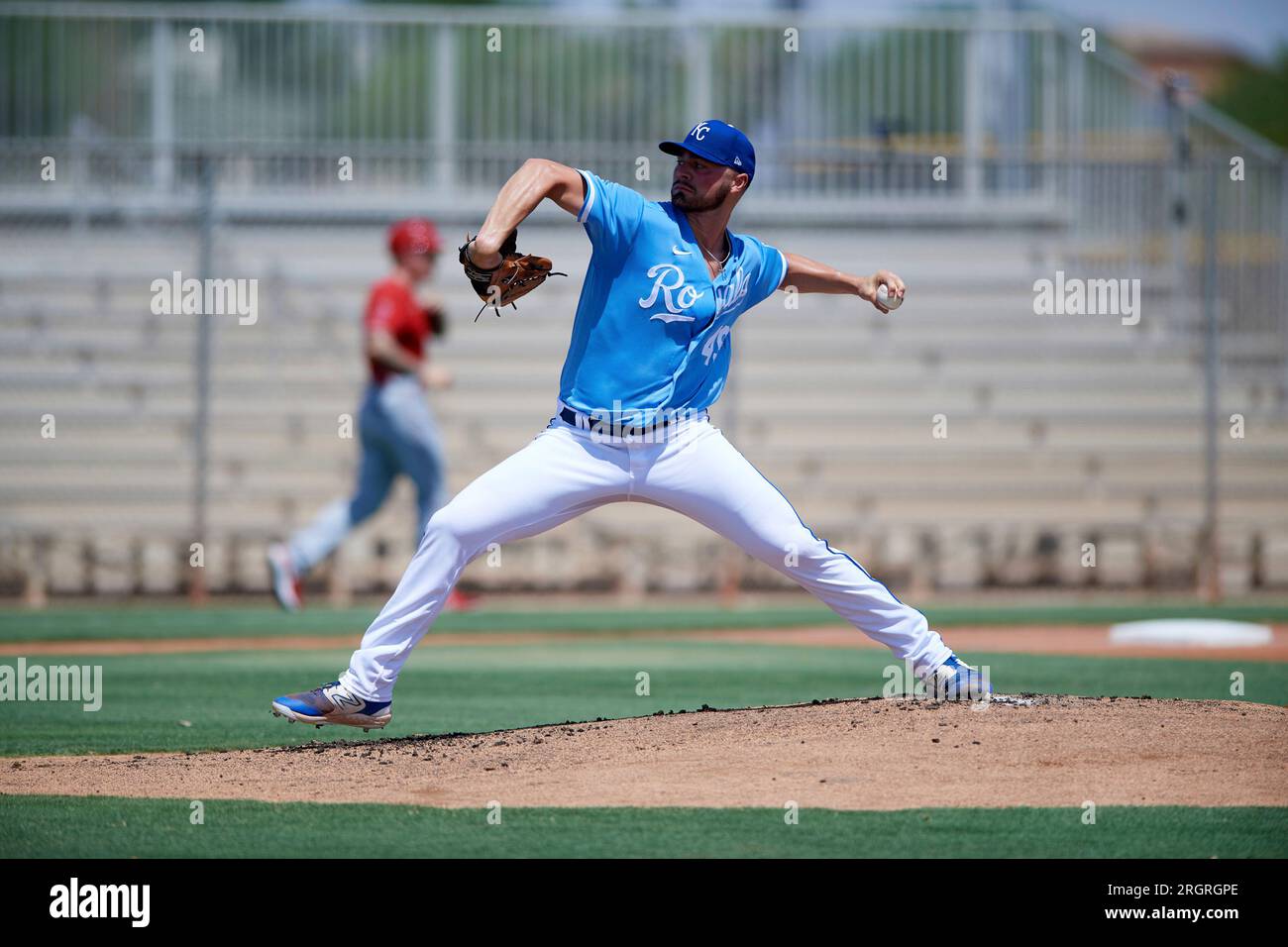 ACL Royals starting pitcher Rylan Kaufman (49) during an Arizona ...