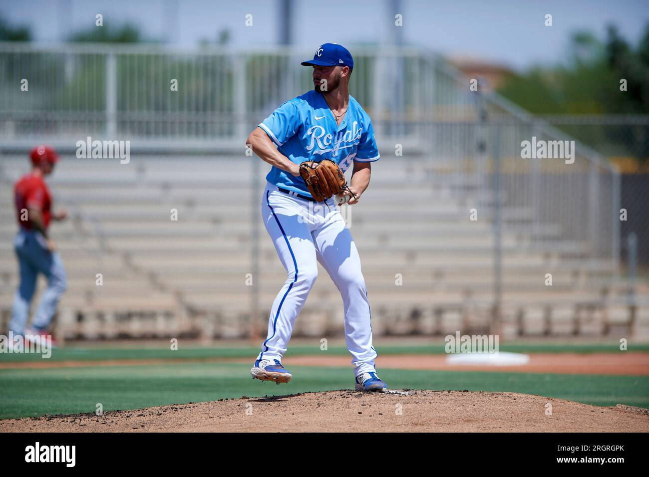 ACL Royals starting pitcher Rylan Kaufman (49) during an Arizona ...