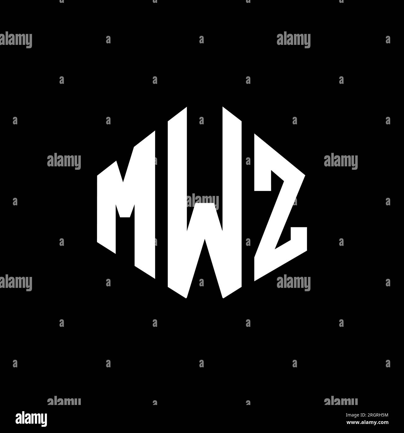 Mwz logo design hi-res stock photography and images - Alamy