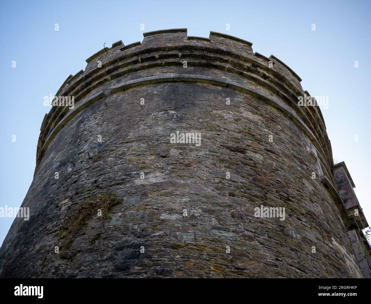 Old celtic castle tower, Cork City Gaol prison in Ireland. Fortress ...