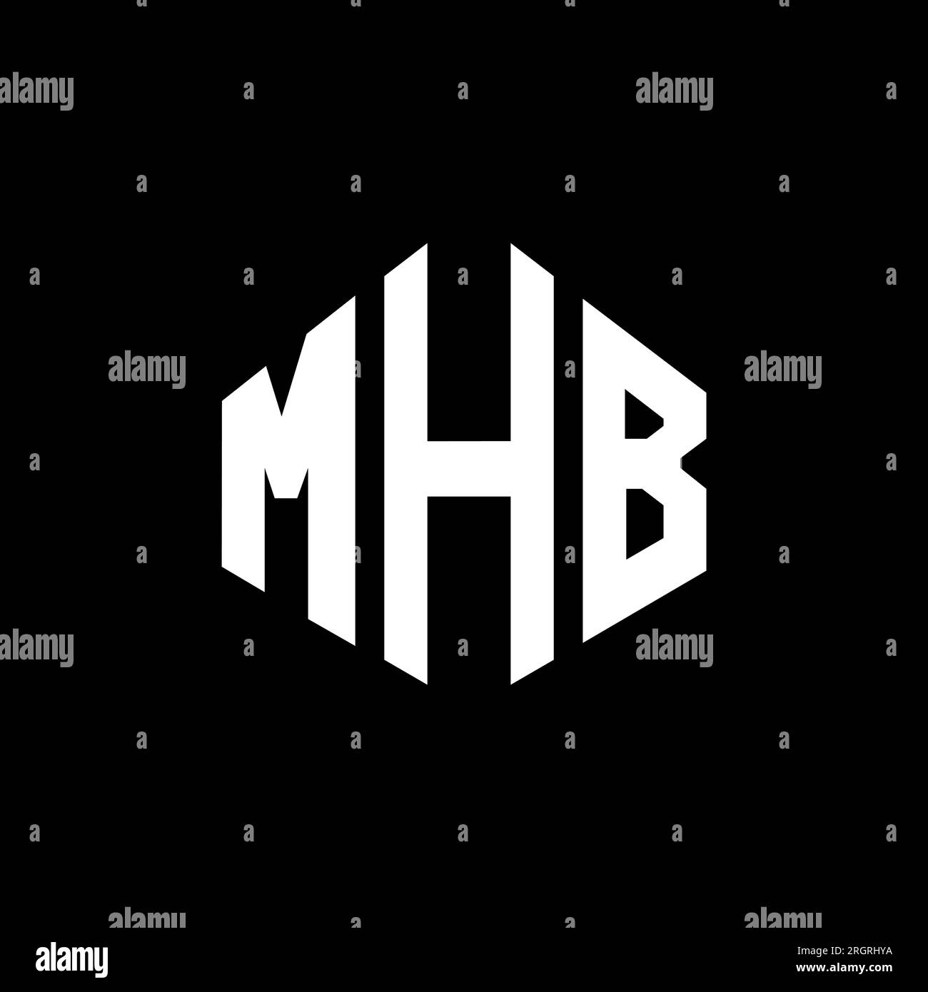 Mhb logo design hi-res stock photography and images - Alamy