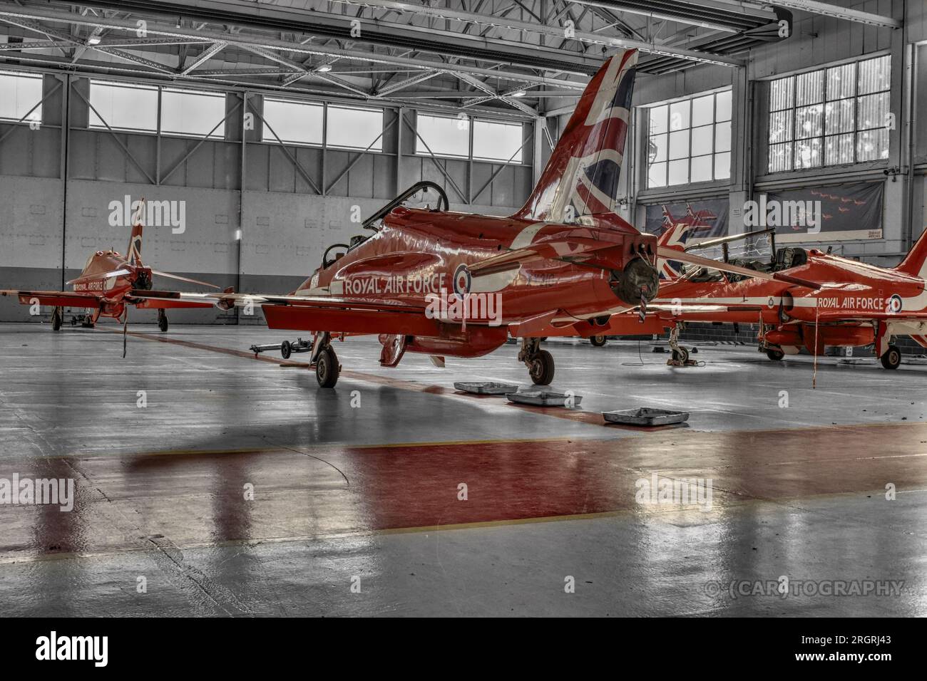 ROYAL AIR FORCE DISPLAY TEAM THE RED ARROWS Stock Photo - Alamy