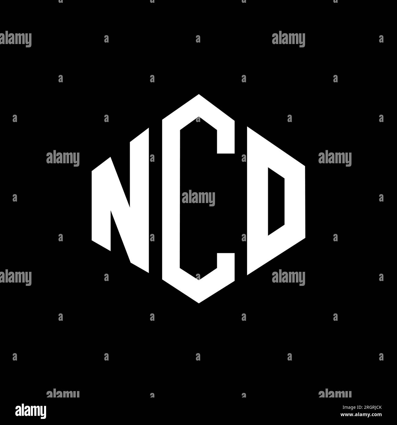 NCO letter logo design with polygon shape. NCO polygon and cube shape ...
