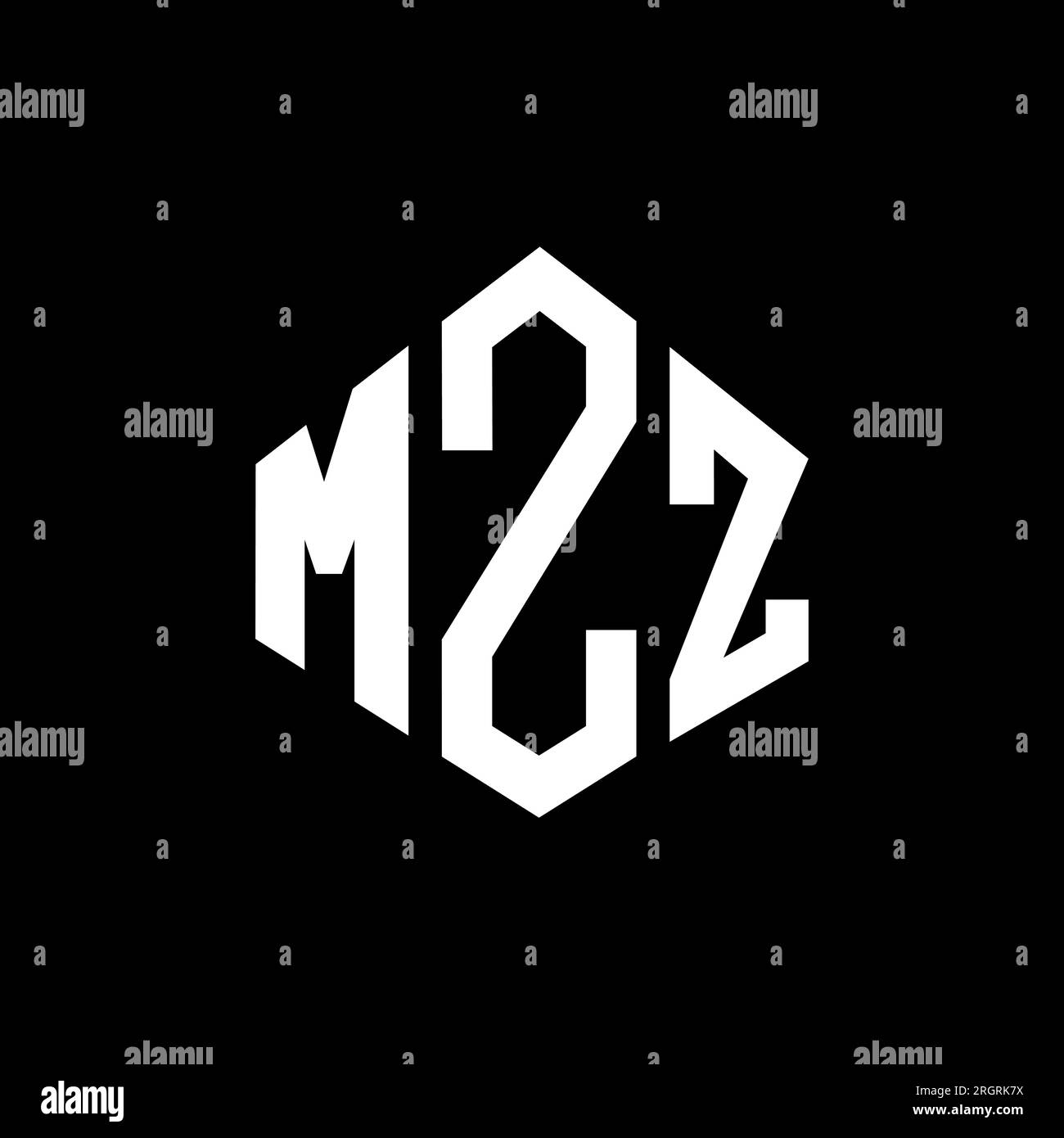 Mzz letter logo Stock Vector Images - Alamy