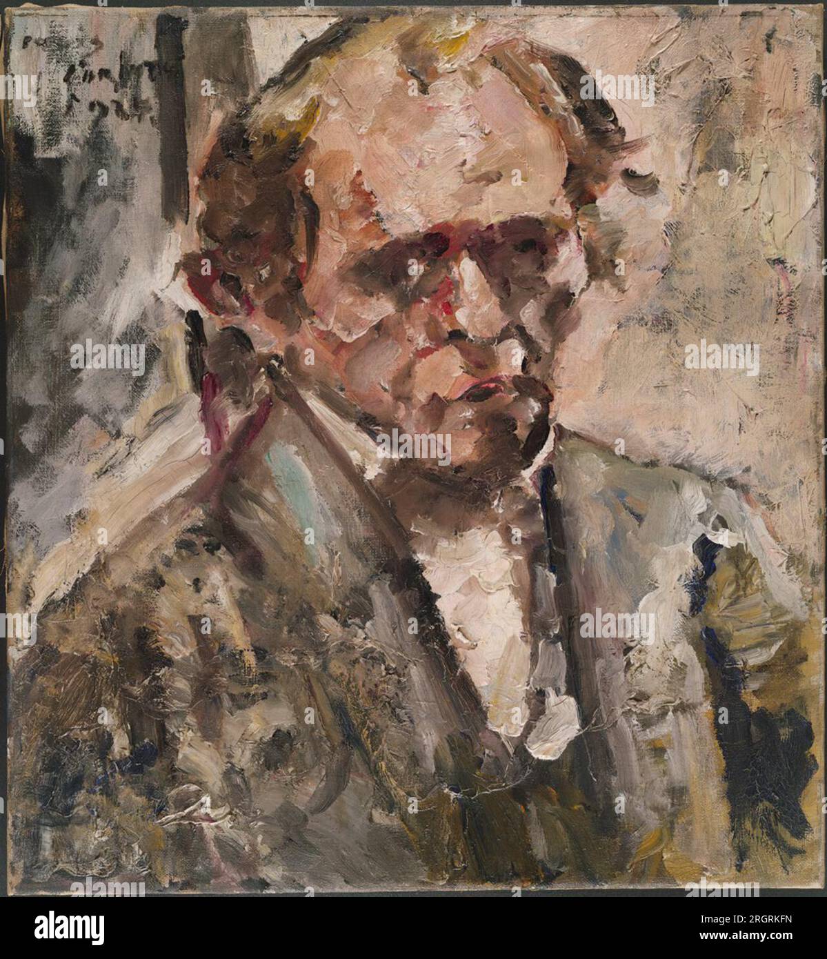 Self-Portrait 1924 by Lovis Corinth Stock Photo - Alamy