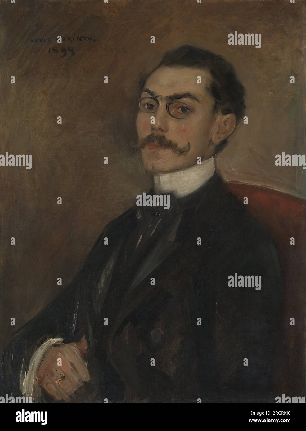 Portrait of Dr Ferdinand Mainzer, 1899 by Lovis Corinth Stock Photo - Alamy