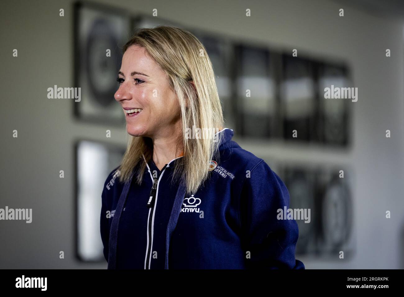 EUROCENTRAL - Annemiek van Vleuten during a press conference prior to ...