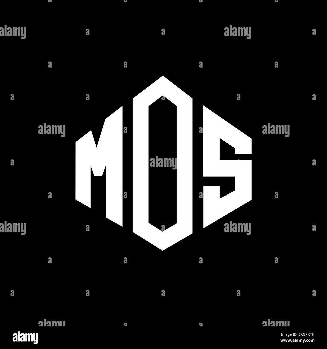 Mos letter logo Stock Vector Images - Alamy
