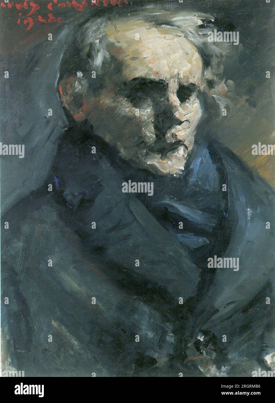 Portrait of the Painter Bernt Grönvold 1923 by Lovis Corinth Stock ...