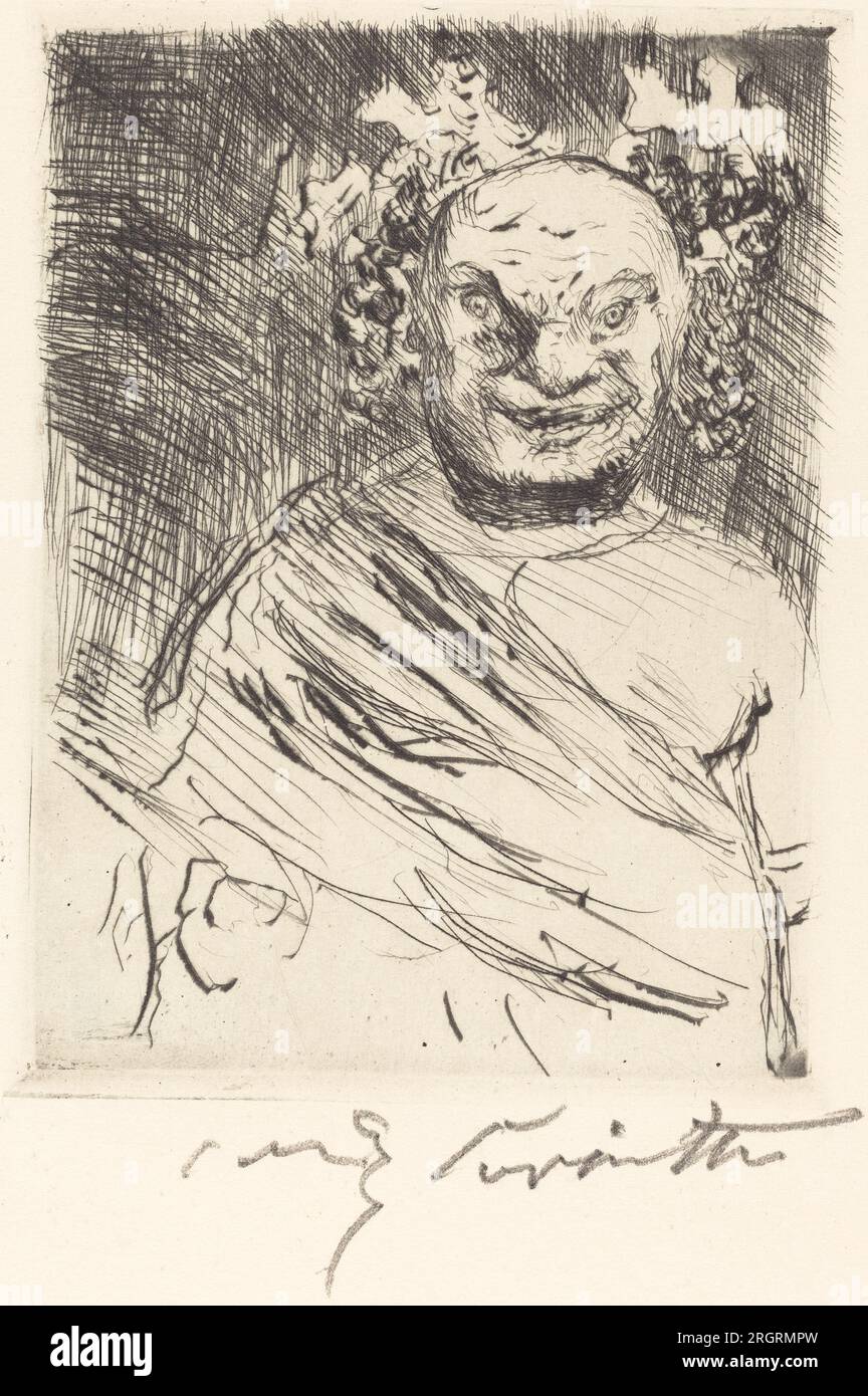 The Banquet of Trimalchio: pl.I 1919 by Lovis Corinth Stock Photo - Alamy