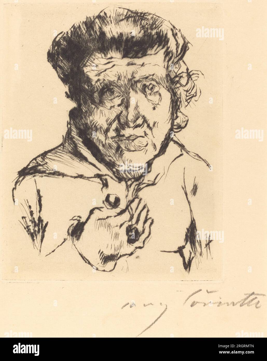 The Artist's Mother-in-Law (Des Künstlers Schwiegermutter) 1920 by ...