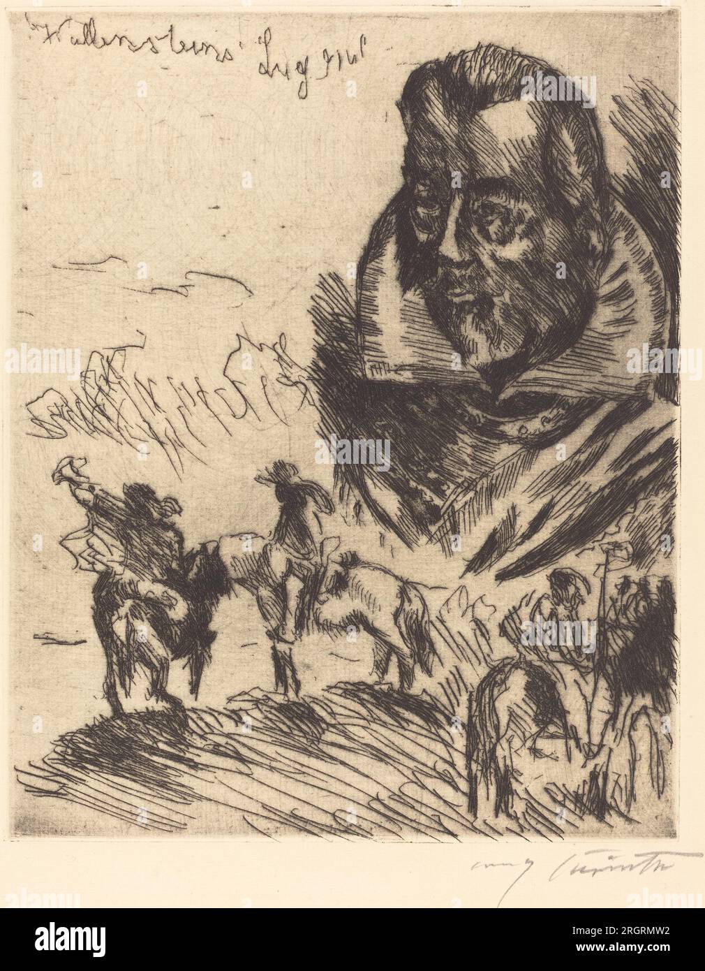 Title Page for "Wallensteins Lager" ("Wallenstein's Camp") 1923 by ...