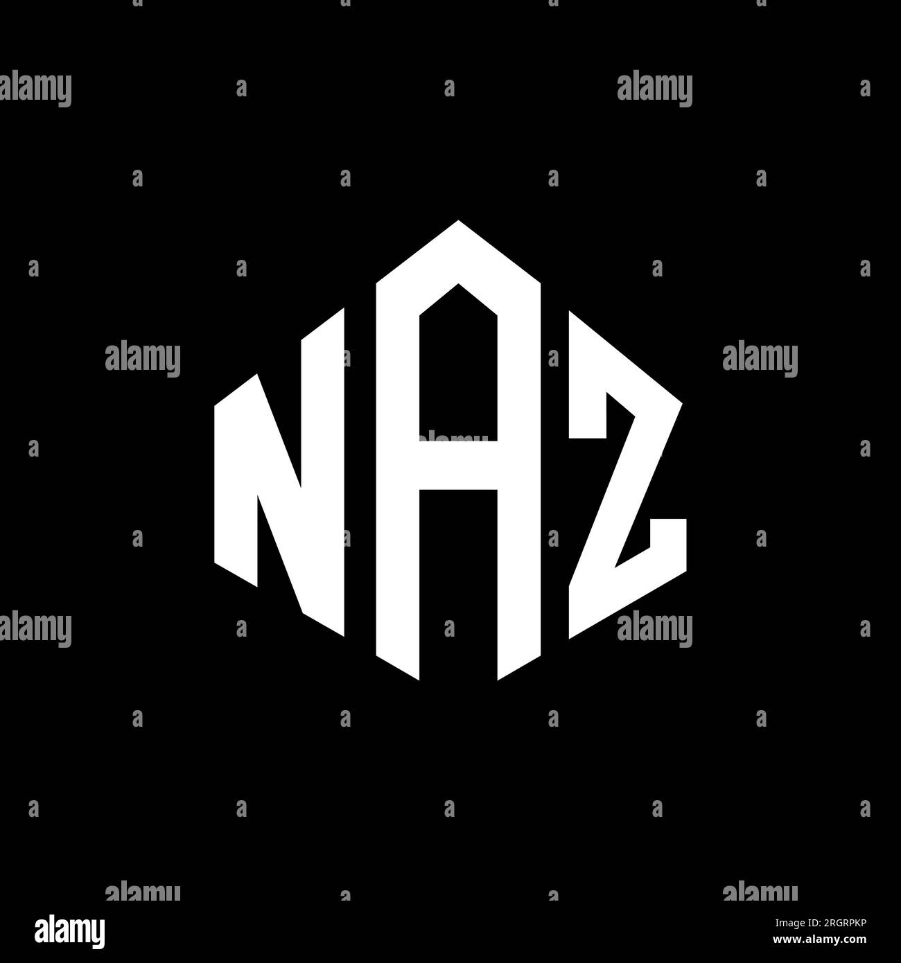 Naz logo design Black and White Stock Photos & Images - Alamy