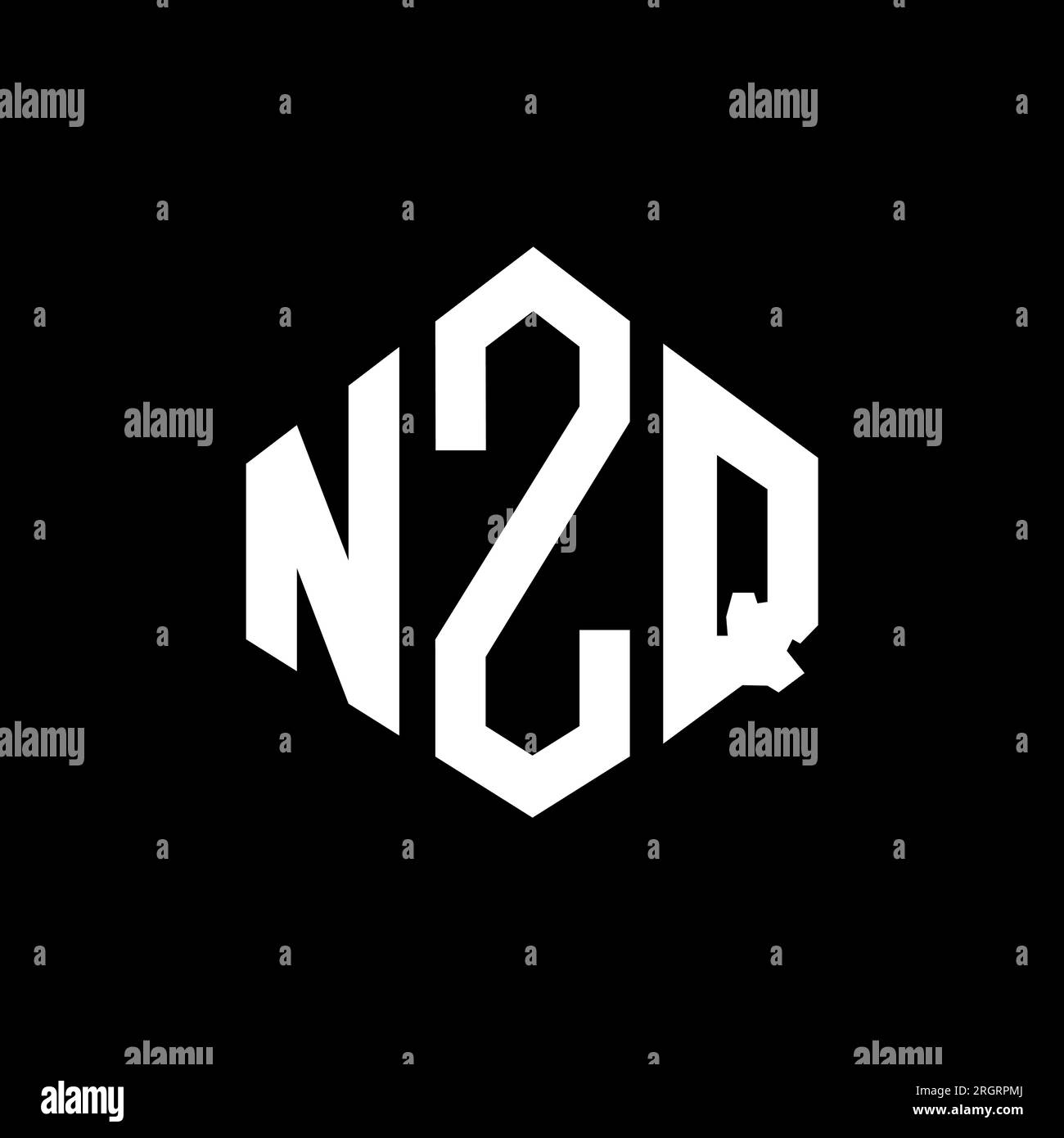 Nzq hexagon Stock Vector Images - Alamy