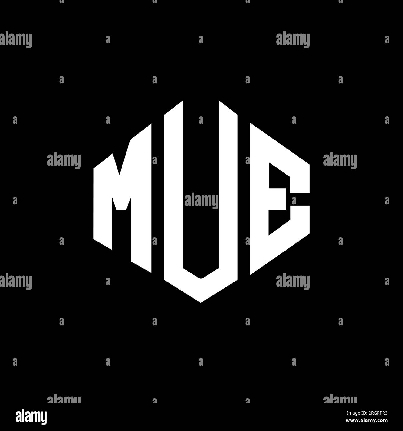 Mue logo design Black and White Stock Photos & Images - Alamy