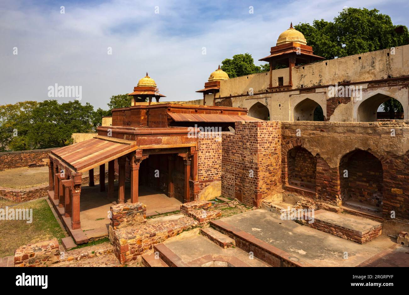 Former stables in Fatehpur Sikri, India Stock Photo - Alamy