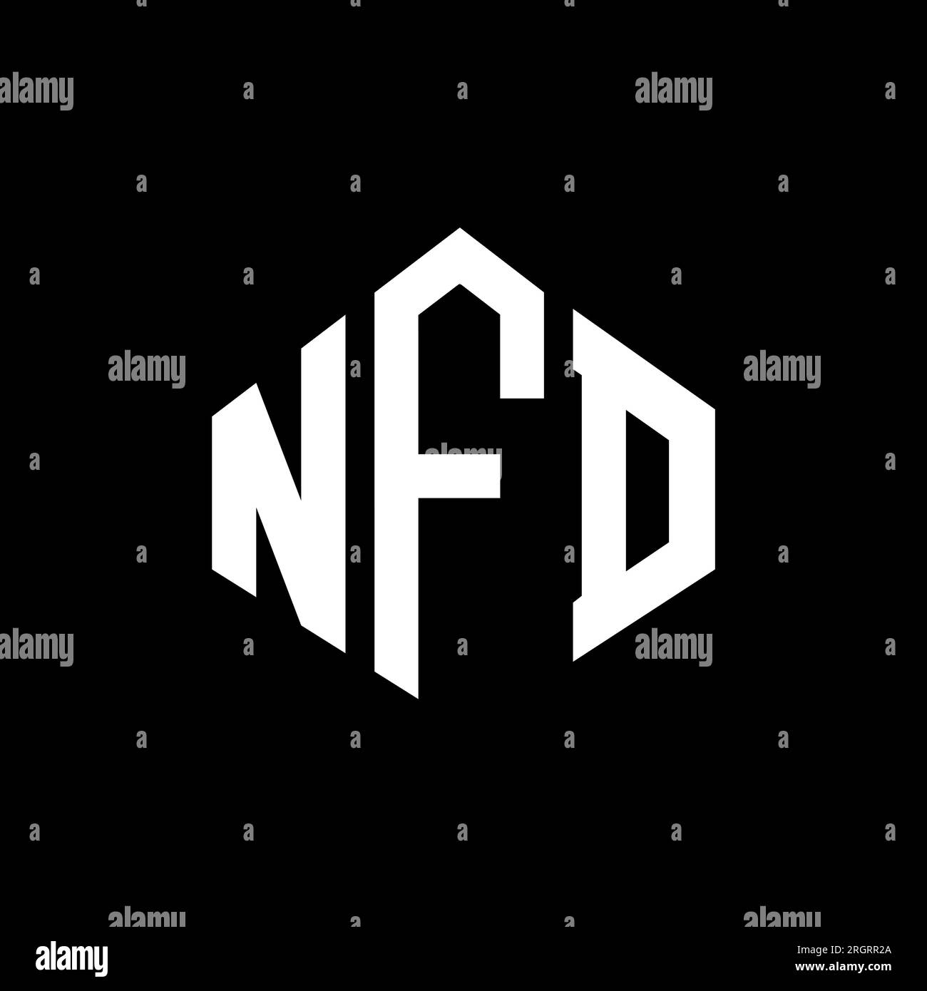 NFD letter logo design with polygon shape. NFD polygon and cube shape ... NFD letter logo design with polygon shape. NFD polygon and cube shape ...