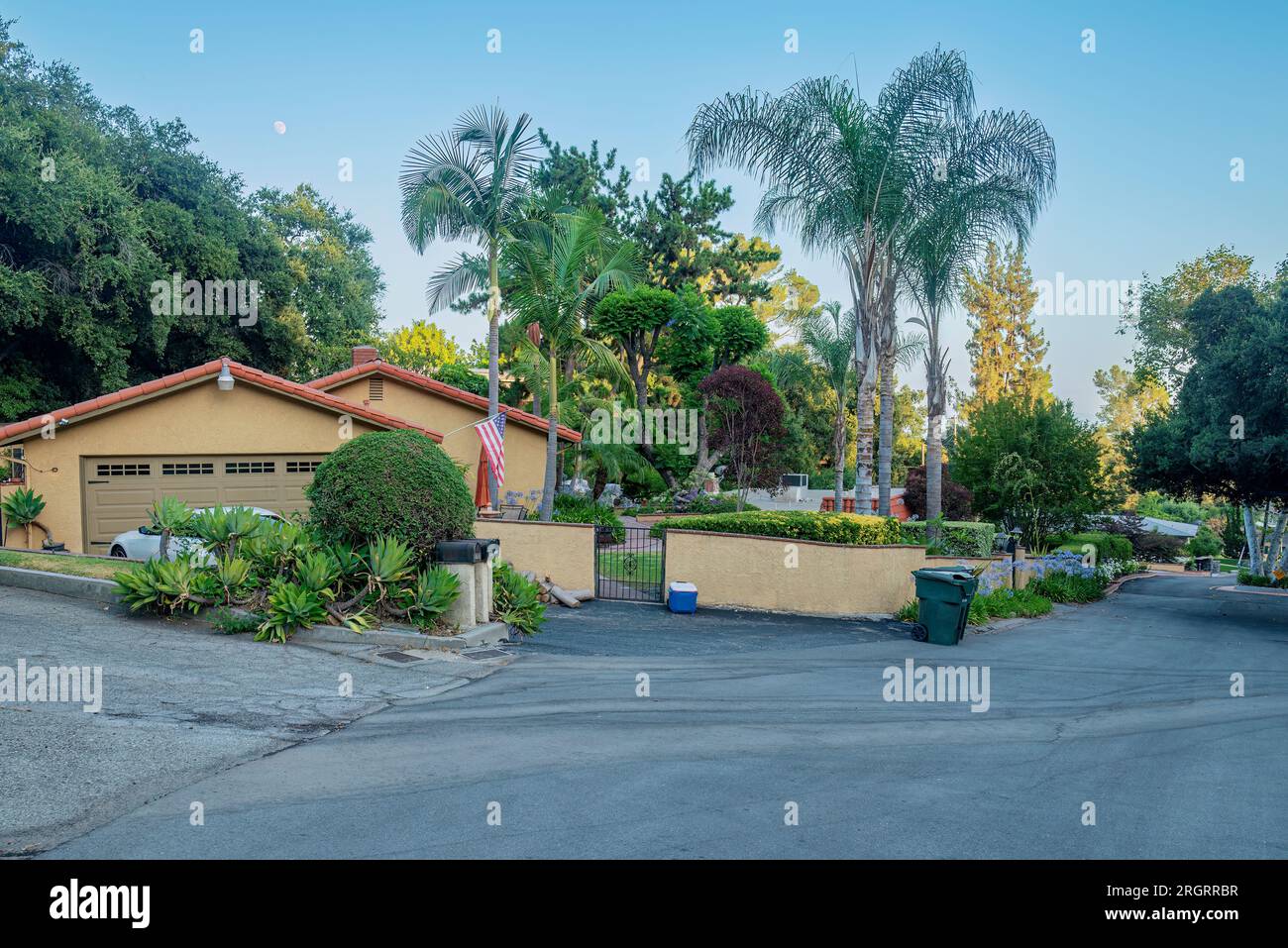 Neighborhood homes and residentials in Monrovia California Stock Photo ...