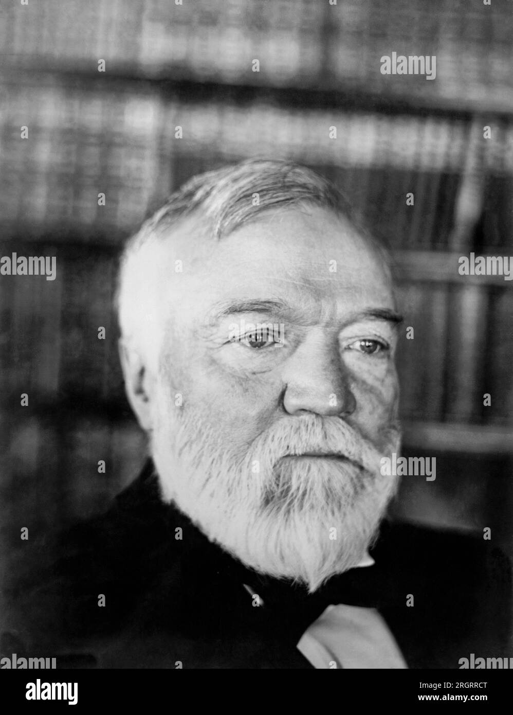 United States: c. 1905 A portrait of industrialist and philanthropist ...