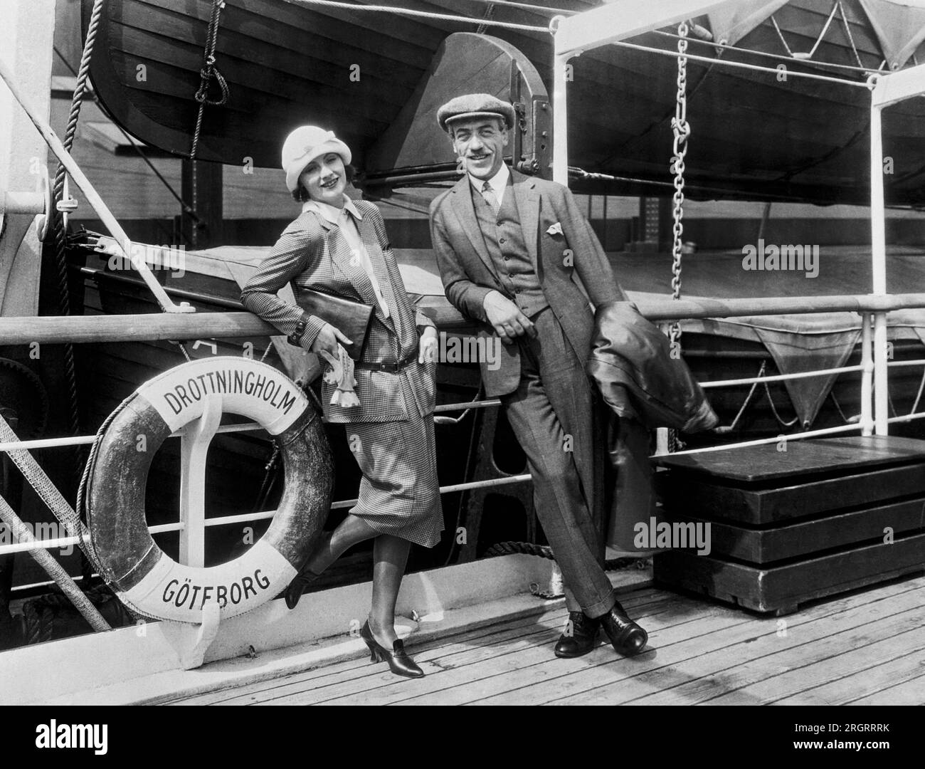 World: August 17, 1925 Actress Greta Garbo and actor and director ...