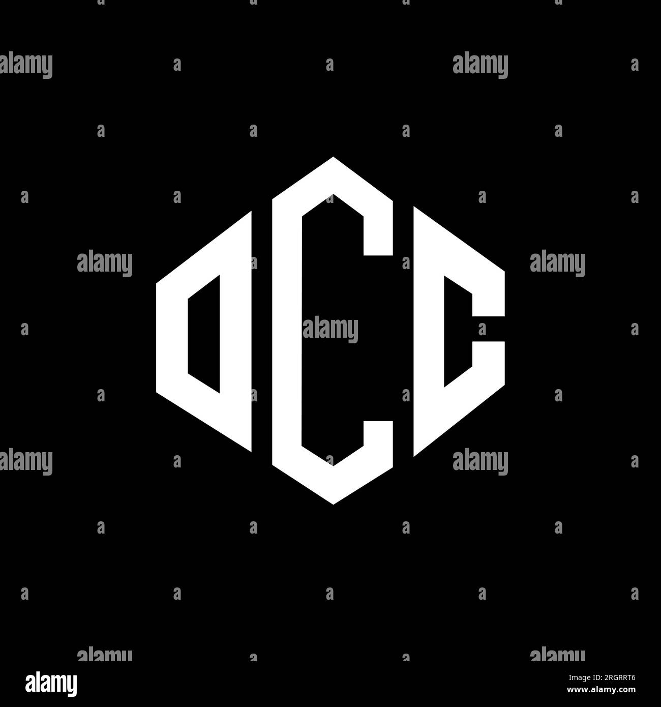 Occ alphabet Stock Vector Images - Alamy