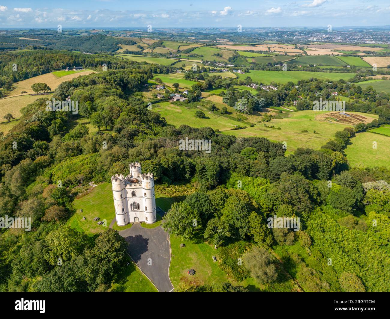 Exeter castle aerial hi-res stock photography and images - Alamy